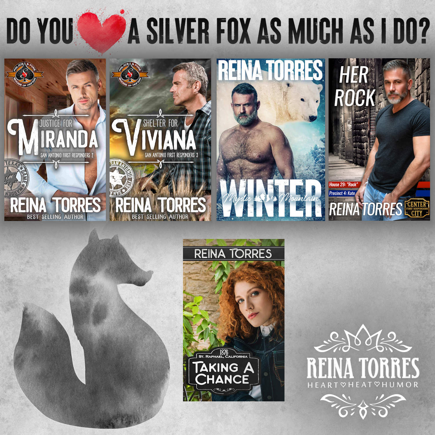 Do you LOVE a Silver Fox Like I Do? – Reina Torres – Romance